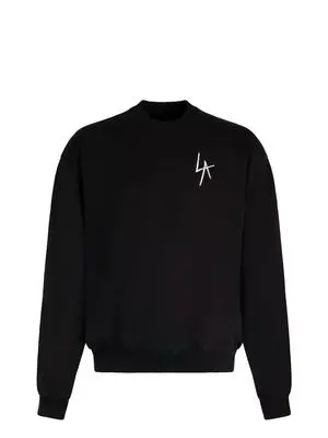 LOCAL AUTHORITY LA Long-sleeve Crewneck Sweatshirt - Black