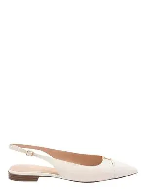 TWINSET Pointed Slingback Pumps - Neutrals