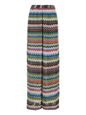 Missoni Chevron Trousers - Blue