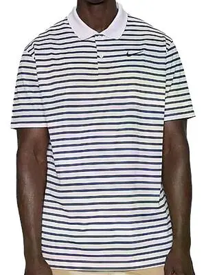 Nike Victory Stripe Performance Polo - White