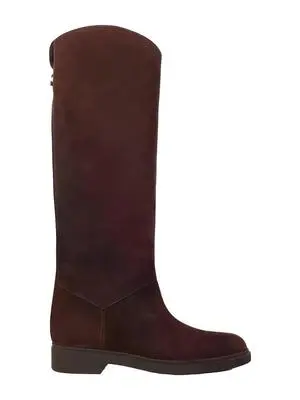 Loro Piana Kilda Leather Boots - Brown