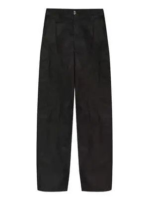 Moschino Cotton Cargo Trousers - Black
