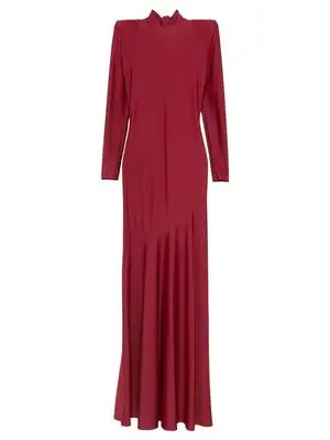 V:PM ATELIER Irma Long-sleeve Maxi Dress - Red