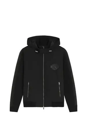Hugo Zipped Hoodie - Black