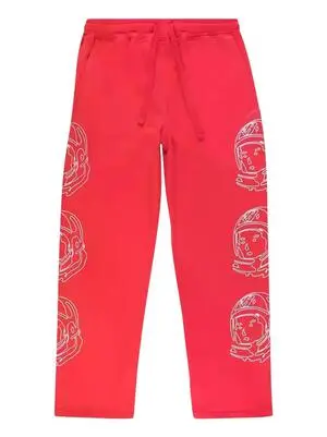 BILLIONAIRE BOYS CLUB Helmet-print Track Pants - Red