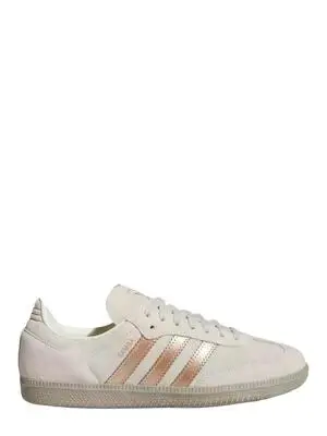 Adidas Samba Og Metallic Stripe Sneakers - Neutrals