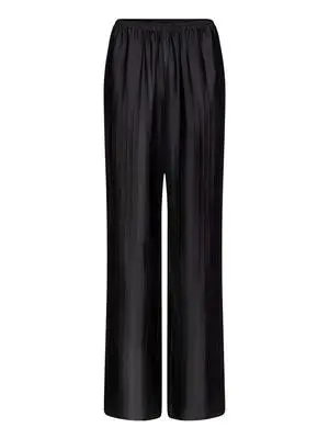 Loulou De Saison Kadala Striped Trousers - Black
