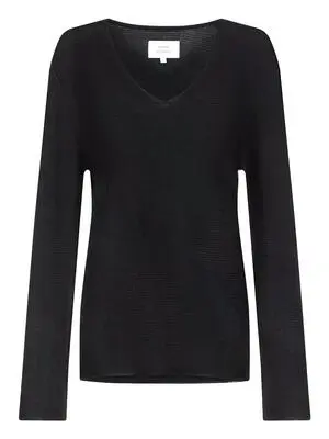 Loulou De Saison Saya V-neck Sweater - Black