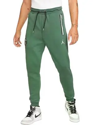 JORDAN Logo-detail Drawstring Track Pants - Green
