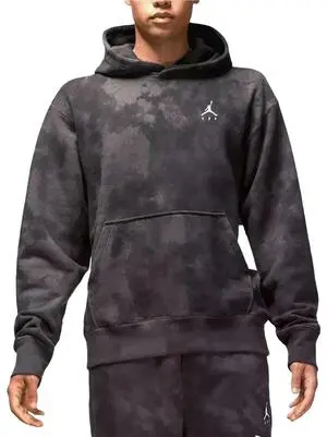 JORDAN Tie-dye Long-sleeve Hoodie - Grey