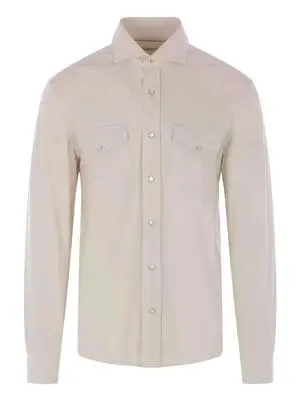 Brunello Cucinelli Flap-pocket Shirt - Neutrals