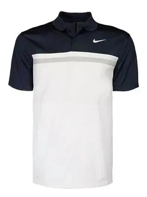 Nike Two-toned Short-sleeve Polo Shirt - White