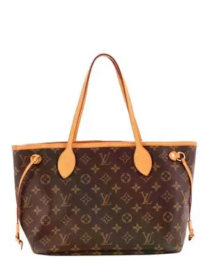 LOUIS VUITTON Neverfull Pm Monogram Canvas Tote Bag - Brown