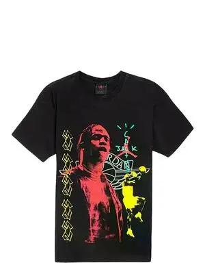 JORDAN Mj 1 Graphic-print T-shirt - Black
