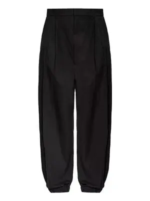 Moschino Pleated Cuff Trousers - Black