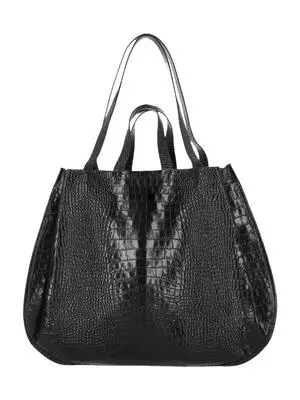 MICOLI Embossed Croc Effect Tote Bag