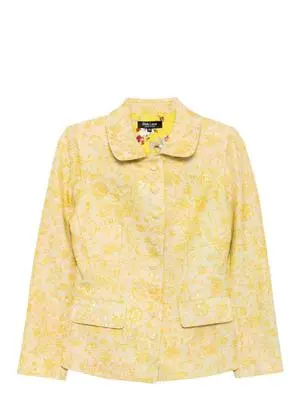 BLAKLACE Floral-printed Jacket - Yellow