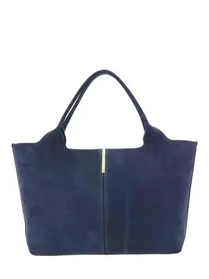 TOD'S Metal-detail Tote Bag - Blue