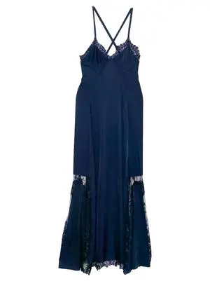 BLAKLACE Floral Lace Dress - Blue