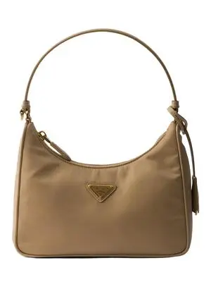 Prada Re-Edition 2005 Re-Nylon And Saffiano Mini Bag Camel