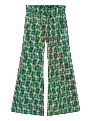 BLAKLACE Checkered Trousers - Green