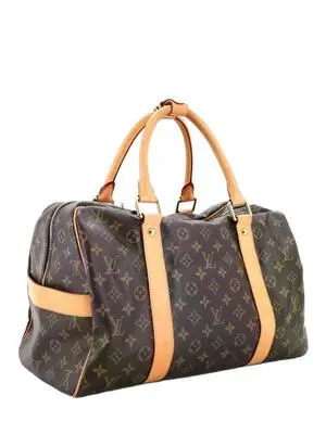 LOUIS VUITTON Carryall Handbag Monogram Canvas Satchel - Brown