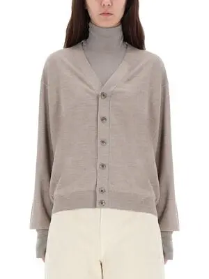 LEMAIRE Twisted Cardigan - Grey