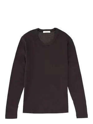 LEMAIRE Cotton T-shirt - Charcoal
