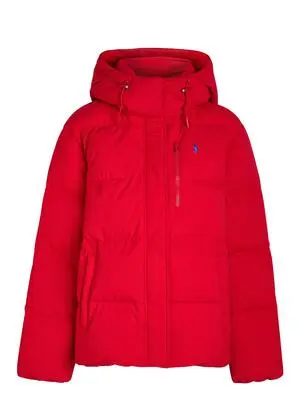 Polo Ralph Lauren Logo-embroidered Padded Shell Jacket - Red