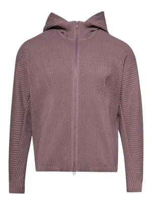 HOMME PLISSÃ ISSEY MIYAKE Wickerwork Mesh Jacket - Grey