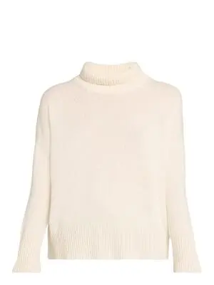 LISA YANG Heidi Turtleneck Cashmere Sweater Cream