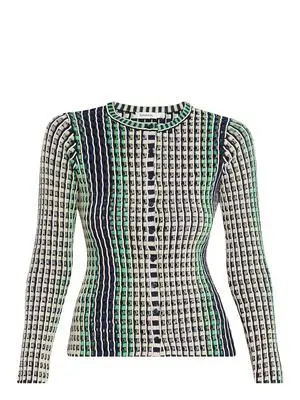 Simkhai Mabel Openwork Cardigan - Midnight Multi
