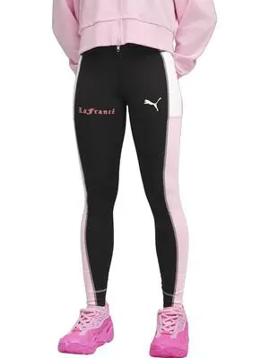 PUMA Lafrancã© Pink Heem Basketball Leggings - Black