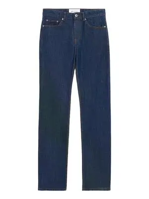Ami Raw Classic Fit Jeans - Blue