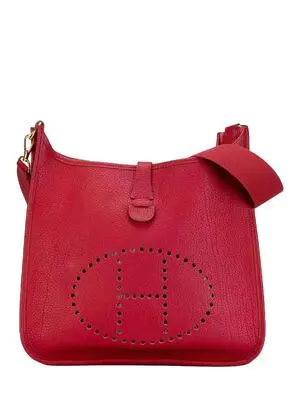 Hermès 2003 Taurillon Clemence Evelyne I Gm - Red