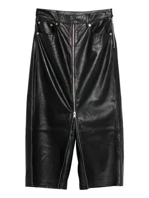 R13 Zippered Trousers - Black