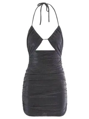 Zeynep Arçay Cut-out Mini Dress - Blue
