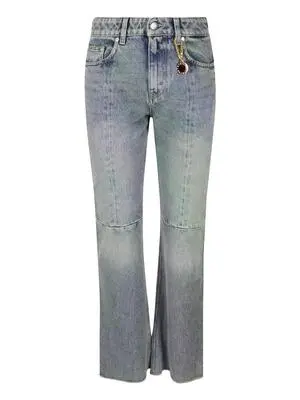 Stella McCartney Charm-detail Jeans - Blue