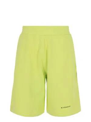Givenchy Logo Bermuda Sweatshorts - Yellow