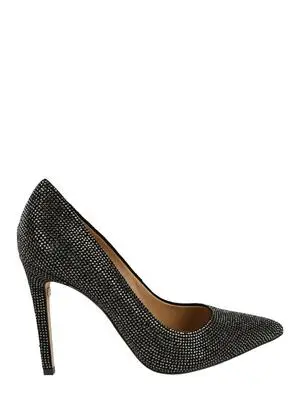 FERRAGAMO Ilary X5 Crystal Embellished Pumps - Black