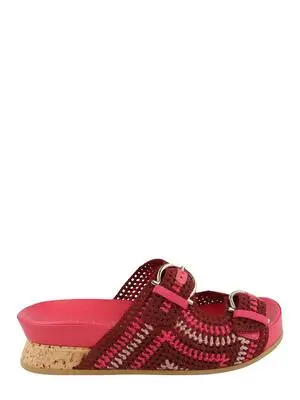 FERRAGAMO Shaula Crochet Sandal - Purple