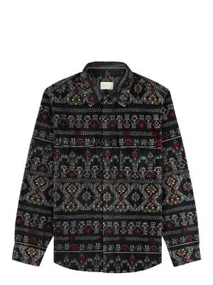 AIMÉ LEON DORE Printed Fleece Shirt