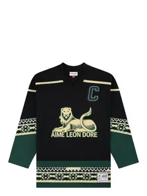 Aimé Leon Dore X Mitchell & Ness Artisan Hockey Jersey - Black