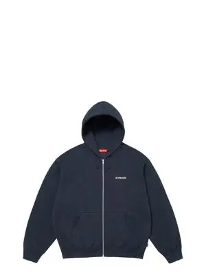 Supreme Zip Up Hooded Sweatshirt - Blue
