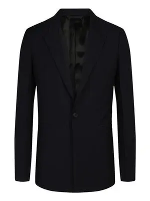 Givenchy Single Breasted Slim Fit Blazer - Blue