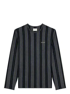 Aimé Leon Dore Striped Rollneck Sweater - Black