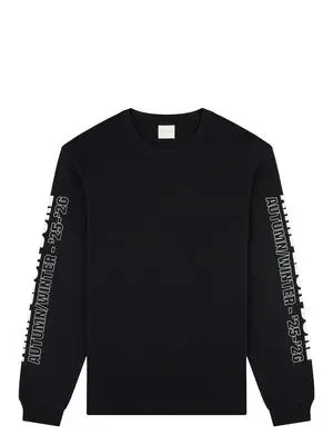 Aimé Leon Dore Long-sleeve Mesh Moto Tee - Black