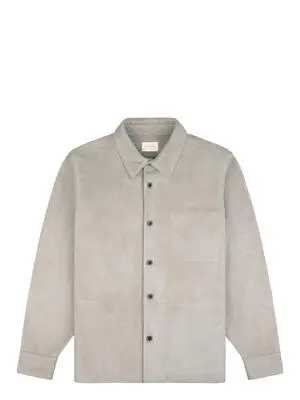 Aimé Leon Dore Suede Overshirt - Grey