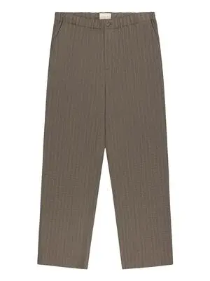 Aimé Leon Dore Wool Elasticated Waist Trousers - Brown