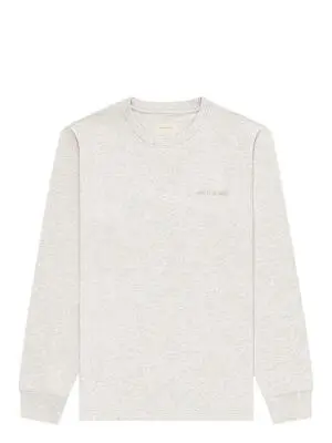 Aimé Leon Dore Long-sleeve Tonal Logo Tee - Cream